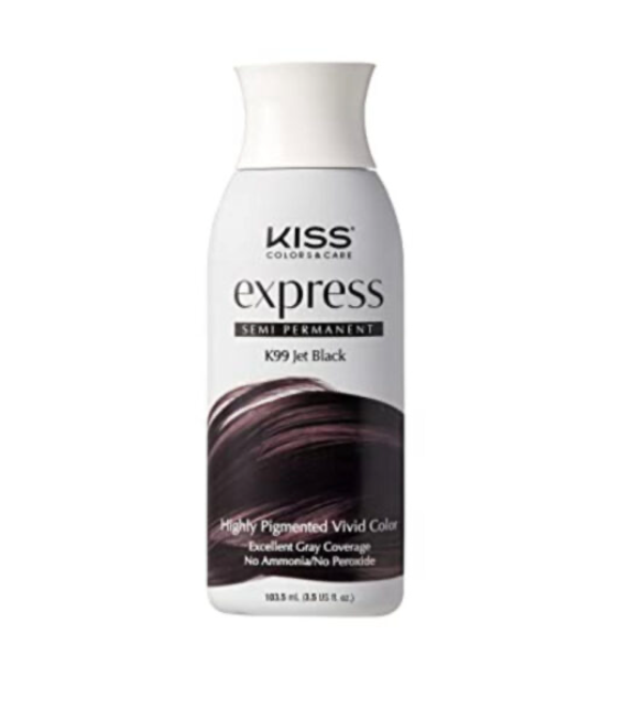 Kiss Express semi-permanent Color K99 Jet Black 3.5oz
